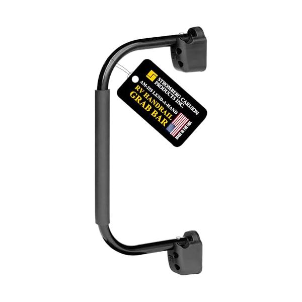 商品名: ストロンバーグカールソンAM-255手渡しミニレール Stromberg Carlson AM-255 Lend-A-Hand Mini Assist Rail - RV Railing for Steps, RV Hand Ra...