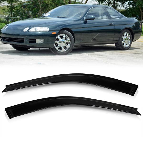 商品名:  AJP Distributors 2PCS JDM Tape-On Door Window Visor Rain Guard Shade Wind Sun Deflectors Aerodynamic Ventilation C...