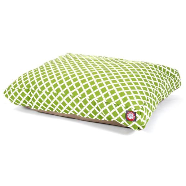 商品名: Sage Bamboo Medium Rectangle Indoor Outdoor Pet Dog Bed With Removable Washable Cover By Majestic Pet Products 141［...