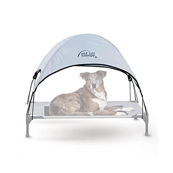 商品名: 【ALLFORWAN’sLIFE】 【K&amp;Hペットプロダクツ】 K&amp;Hペットプロダクツ アウトドアドッグメッシュベッド ペットコット L グレー 専用キャノピー単体 K&amp;H Pet Products Pet...