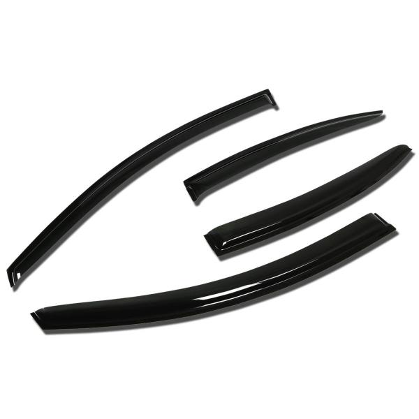 商品名:  DNA MOTORING Set of 4 Tape-On Window Rain Guards Compatible with 2010-2014 Mazda 6 4Dr Smoke Tint Window Visor Sha...