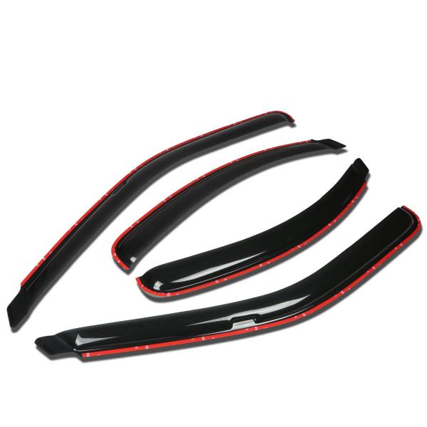 商品名:  DNA MOTORING Set of 4 Tape-On Window Rain Guards Compatible with 95-00 Contour/Mystique 4DR Smoke Tint Window Viso...