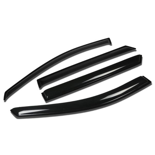 商品名:  DNA MOTORING Set of 4 Tape-On Window Rain Guards Compatible with 07-12 UN 4CYL/V6 4DR Smoke Tint Window Visor Shad...