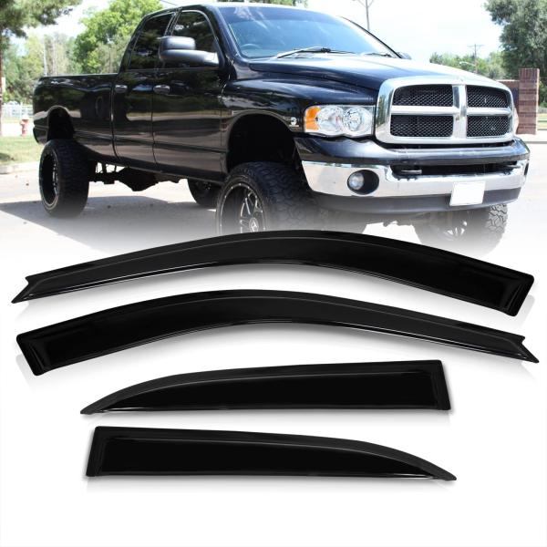 商品名:  AJP Distributors 4PCS Tape-On Door Window Visor Rain Guard Shade Vent Aero Wind Sun Deflector Compatible/Replaceme...