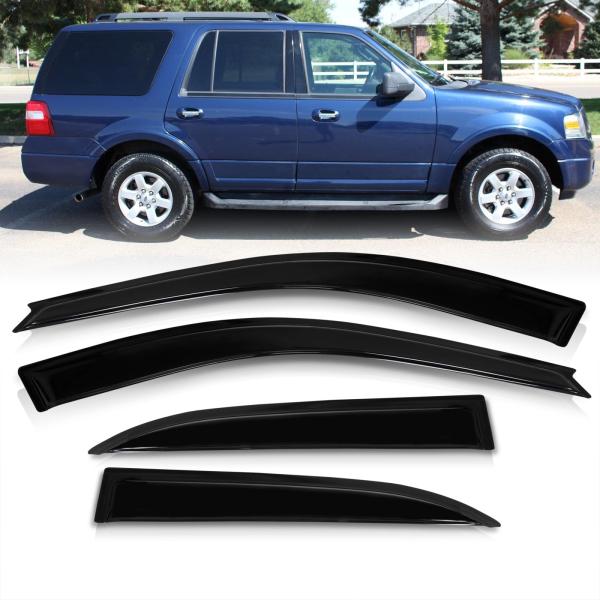 商品名:  AJP Distributors Tape-On Side Window Visors Rain Guard Shade Vent Sun Aero Wind Deflector Shields Compatible/Repla...