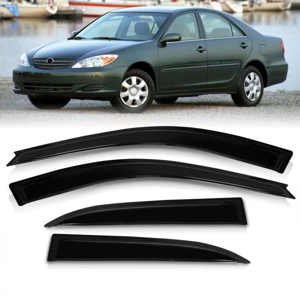 商品名:  AJP Distributors JDM 4PCS Tape-On Side Door Window Visor Rain Guard Sun Shade Vent Aero Wind Deflector Shield Comp...