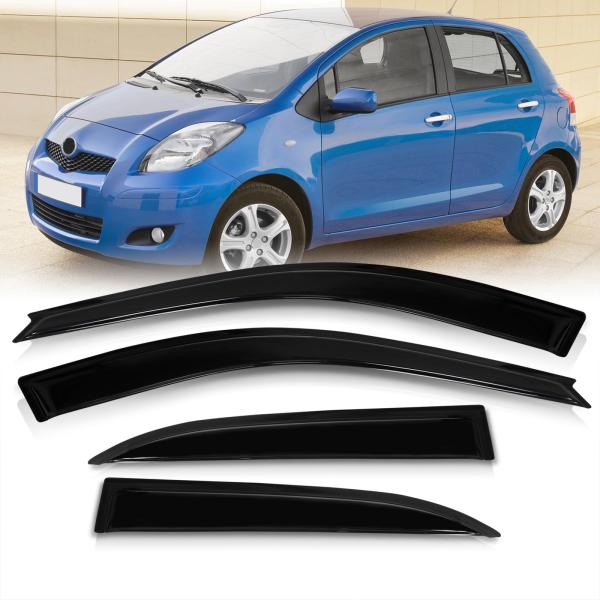 商品名:  AJP Distributors JDM 4PCS Tape-On Side Door Window Visor Rain Guard Sun Shade Vent Wind Deflector Shield Compatibl...