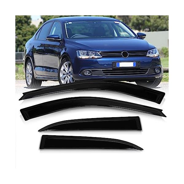 商品名:  AJP Distributors JDM 4PCS Tape-On Side Door Window Visor Rain Guard Sun Shade Vent Aero Wind Deflector Shield Comp...