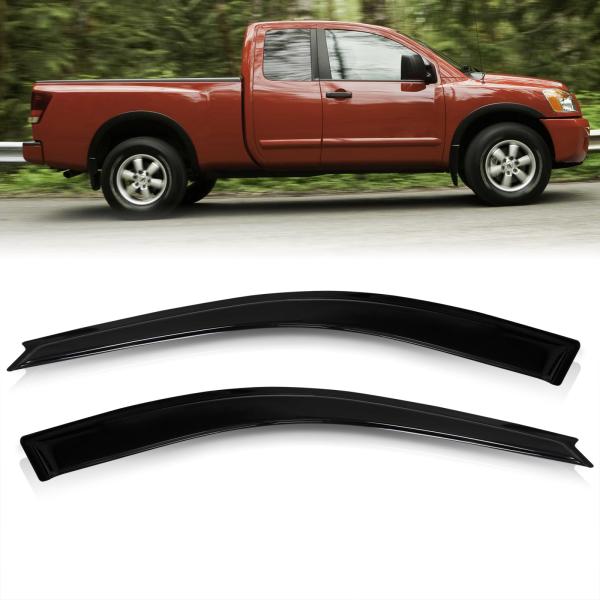 商品名:  AJP Distributors Tape-On Window Visor Rain Guard Sun Shade Vent Wind Deflector Shield Compatible/Replacement For T...