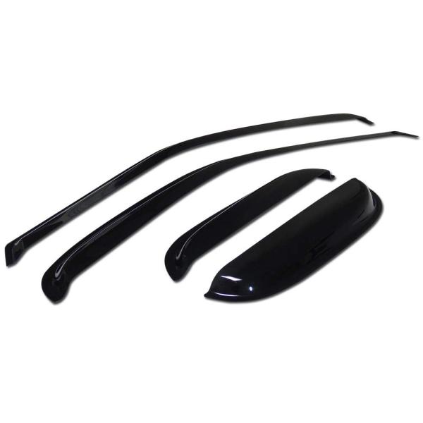 商品名: HS Power 4pcs Front Rear Ventvisor Window Deflector Sun/Rain Guards Smoke Vent Shade Window Visors for 1997-1999 Fo...