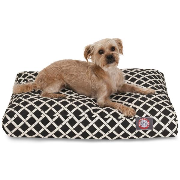 商品名: Majestic Pet Products ブラックバンブー スモール 長方形 屋内 屋外 ペット 犬用ベッド 取り外し可能で洗えるカバー付き Black Bamboo Small Rectangle Indoor Outdoor...