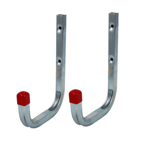 商品名: 2 x 150 mm Largeストレージ壁フック85 kg亜鉛めっきスチール、ガレージ、ラダー&amp;ツール 2 x 150mm Large Storage Wall Hooks 85kg Galvanised Steel, ...