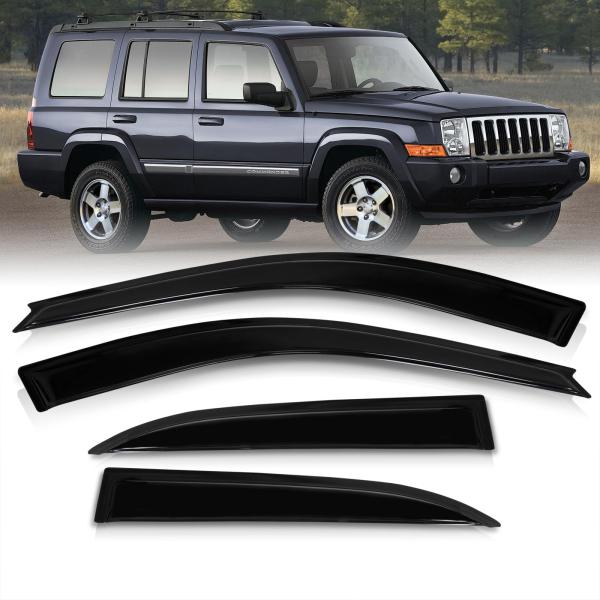 商品名:  AJP Distributors 4PCS Tape-On Side Door Window Visors Rain Guard Shade Ventilation Sun Wind Deflector Aero Shield ...