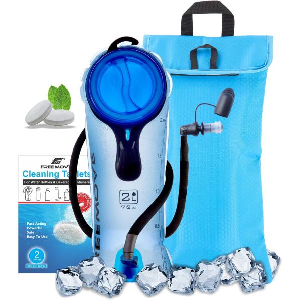商品名: 2L Hydration Pack Water Bladder &amp; Cooler Bag | KEEPS DRINK COOL &amp; PROTECTS YOUR BLADDER | Durable Leak Proo...