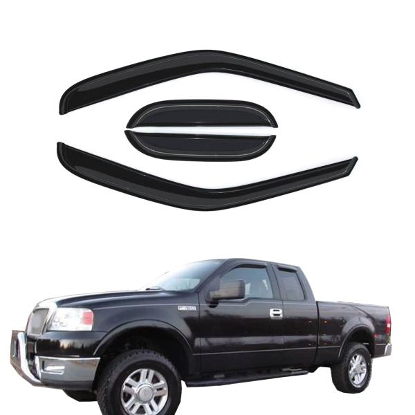 商品名: Gldifa Wind Deflector Fit 1997-2003 F150 97-99 F250 Light Duty Super/Extended Cab 2 Half Size Rear Doors Sun Rain G...