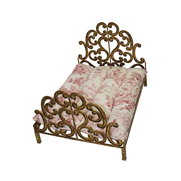 商品名:  MY SWANKY HOME Lavish Gold Scroll Fretwork Dog Bed | Antique Vintage Style Pet Smallブランド: MY SWANKY HOME商品番号: 色: G...