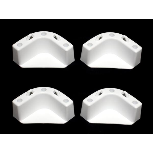 商品名: JSP ホワイトボートマリンクーラーマウントキット Yeti Igloo Engle Coleman用 (4個セット) Boat Marine Cooler Mounting Kit for Yeti Igloo Engle Co...