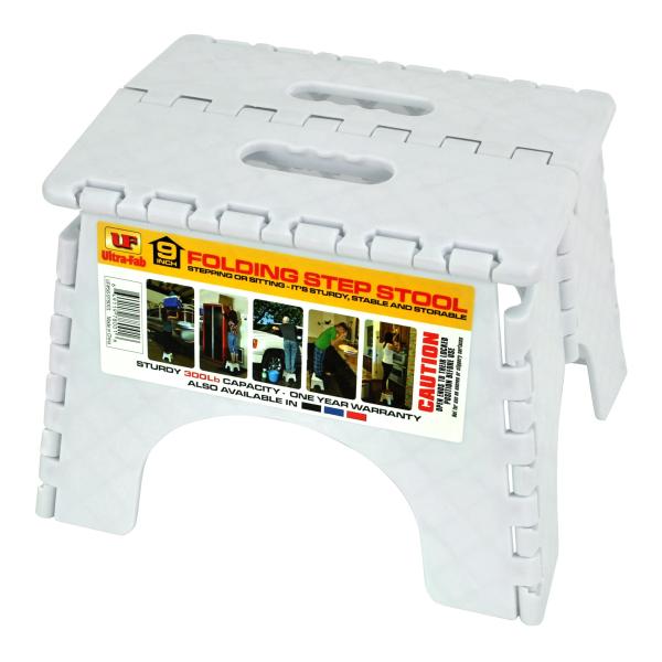 商品名: Ultra-Fab 23cm Folding Step Stool - White Ultra-Fab Products 56-978001 Step Stool Folding, 1 Packブランド: Ultra-Fab Pr...