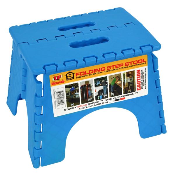 商品名: Ultra-Fab 23cm Folding Step Stool - Blue Ultra-Fab Products 56-978004 Step Stool Folding, 1 Packブランド: Ultra-Fab Pro...