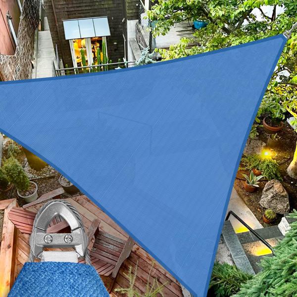商品名:  TANG 24'x24'x24' Sun Shade Sail Triangle Shade Cloth Canopy, A Ring with Steel Cable Wire Reinforcement,UV Block H...