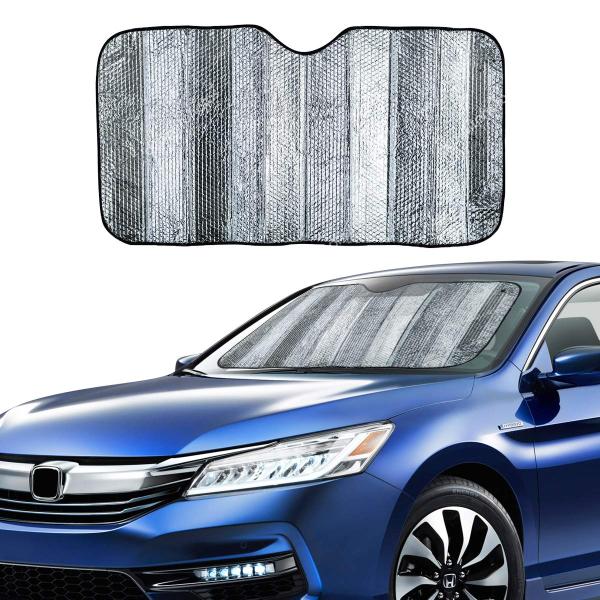 商品名: カスタムAutos Sun Shade ? プレミアム品質 VaygWay Windshield Sun Shade Car- Foldable Window Cover Visor Shield- UV Rays Reflect...