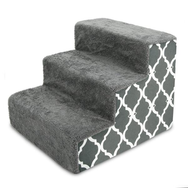 商品名:  Best Pet Supplies Dog Stairs for Small Dogs &amp; Cats, Foam Pet Steps Portable Ramp for Couch Sofa and High Bed N...