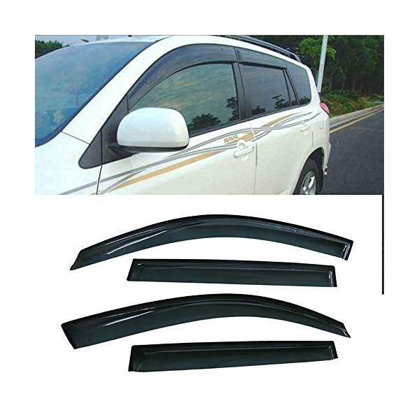 商品名:  Laprive Auto 4pcs for 2006-2012 RAV4 XA30 Sun Rain Guard Window Visorsブランド: Laprive Auto商品番号: 色: Dark Smoke Tint素材...