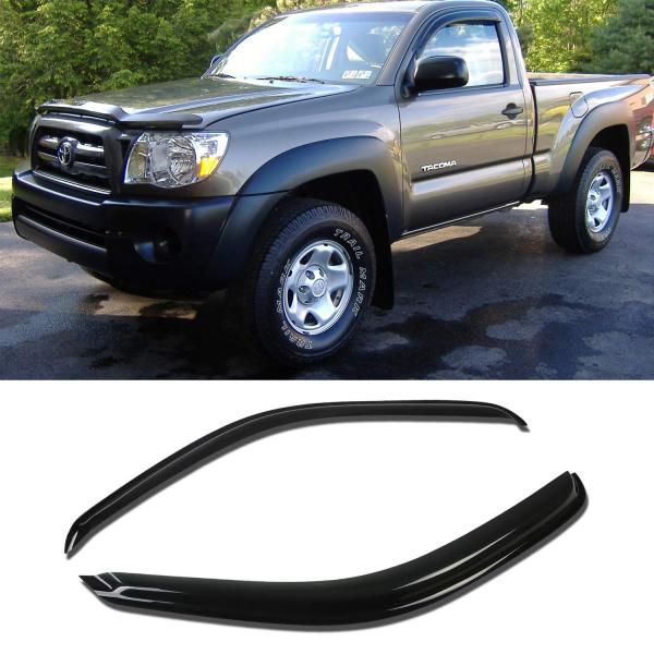 商品名:  Laprive Auto 2pcs for 05-14 Tacoma Standard/Regular Cab Sun Rain Window Visorsブランド: Laprive Auto商品番号: 素材: Acrylic■...