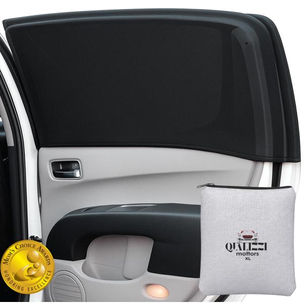 商品名: Qualizzi XL-Size Car Window Sun Shades for SUVs up to 44"x 25". Mesh Shade Socks (shadesox) for Baby, Kids, Pets. C...