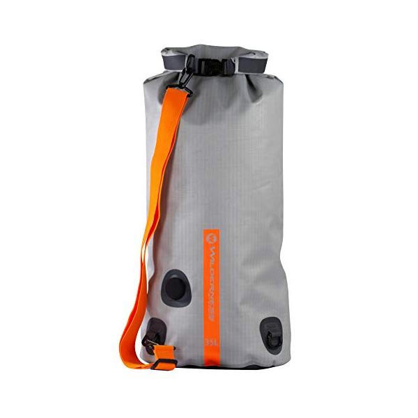 商品名: [Wilderness Systems] クラシック 8070192 グレー Wilderness Systems Waterproof XPEL Dry Bag with Valve &amp; Shoulder Strap -...