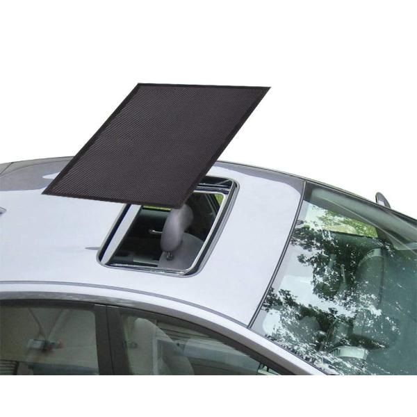 商品名: Sunroof サンシェード 磁気ネット 車 ムーンルーフメッシュ 10秒 クイックインストール 耐久性 紫外線 日焼け防止 カバー 赤ちゃんや子供の授乳に 旅行中の駐車に - ブラック Kaskawise Car Sunroof...