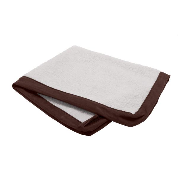 商品名: Furhaven Funda de Cama de Repuesto para Mascotas, coj〓n cl〓sico Sherpa y Gamuza Lavable para Perro, Espresso, Grand...