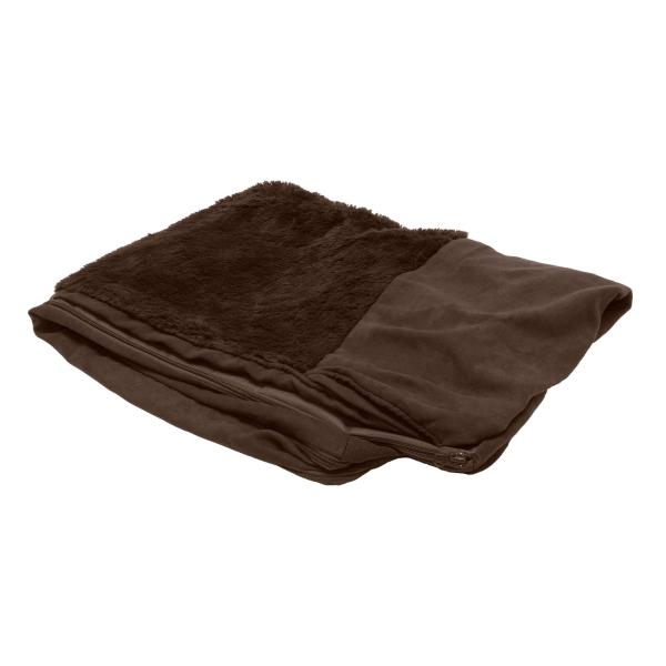商品名:  Furhaven Replacement Dog Bed Cover Plush &amp; Suede Sofa-Style, Machine Washable - Espresso, Mediumブランド: Furhaven...