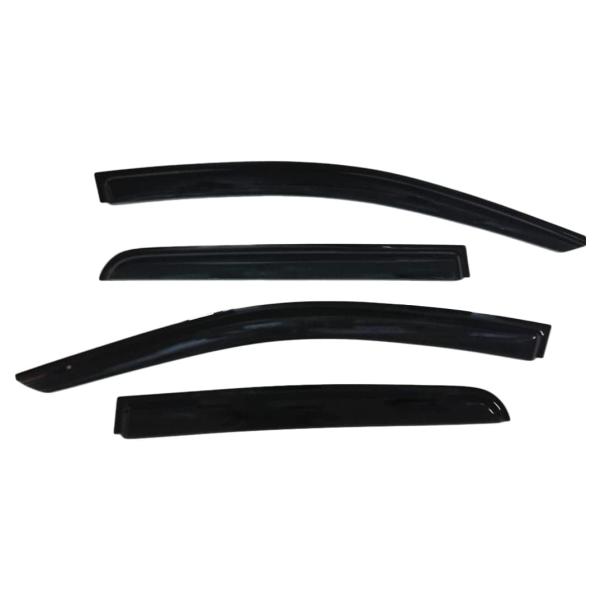 商品名: TRAILFX レインガードテープ ウィンドウベントバイザー アクリル製 スモークティント 4ピース Titan 17-19 Crew 4810H TrailFX Rainguard Window Vents Fits Nissa...