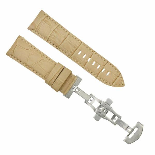 商品名:  Ewatchparts 22-24mm Leather Watch Band Strap Compatible With Breitling Navitimer, Bentley Pilot Watchブランド: Ewatchp...