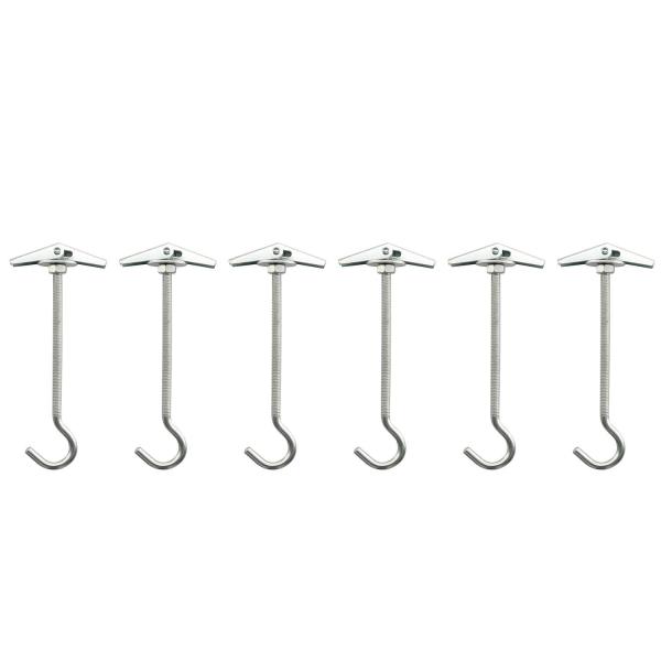 商品名: (ジェイジージー) JUZステンレススチール高耐久シーリングフック トグルボルトフック 4x90mm ウィングナット付き プレキャストスラブ中空レンガ天井取り付け用 JCBIZ 6pcs Stainless Steel Heavy...