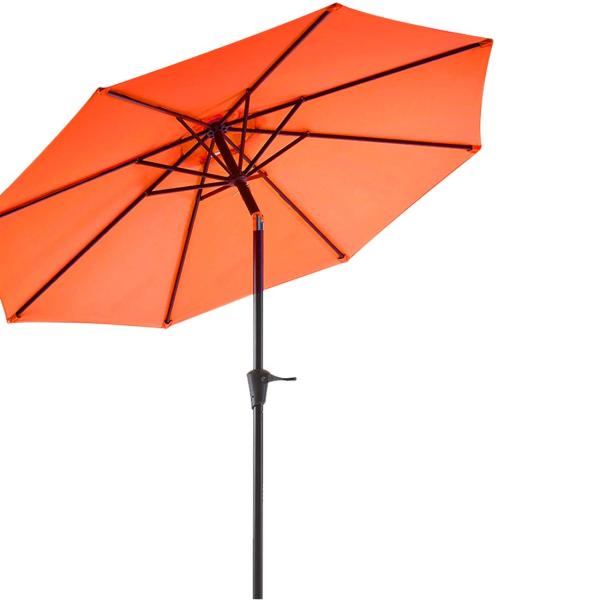商品名:  wikiwiki 9ft Patio Umbrella Outdoor Market Table Umbrella with Push Button Tilt and Crank (Orange)ブランド: wikiwiki商品...