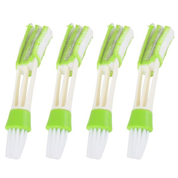 商品名:  X AUTOHAUX 4pcs Car Vehicle Air Conditioner Vent Outlet Double Head Dust Cleaning Brush Window Blind Brush Green W...