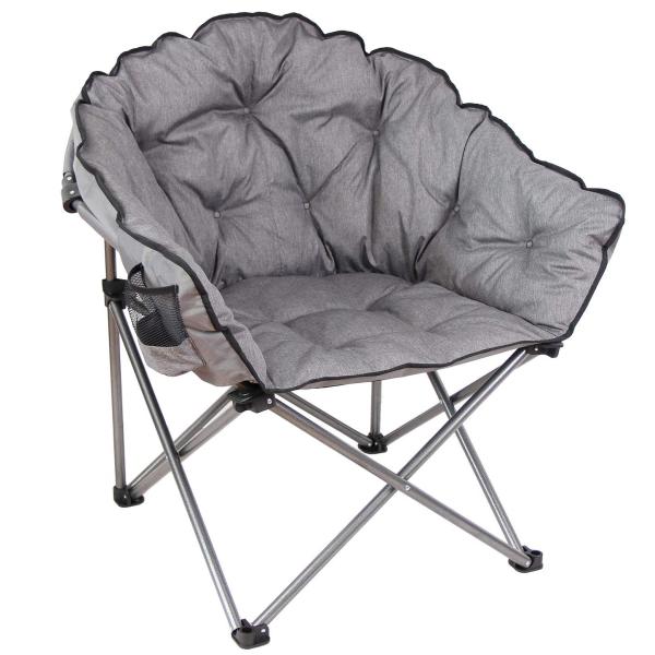 商品名: MacSports C932S-129 - Sedia da giardino pieghevole per esterni, con cuscino imbottito, colore: grigio MacSports C93...
