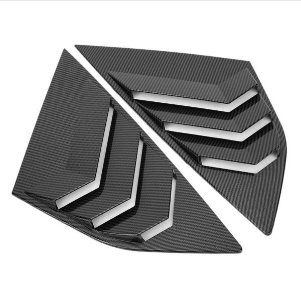 商品名:  KIMISS Side Louvers Vent, Carbon Fiber Style Rear Window Louver Shutter Vent Fits for Ford Focus ST RS MK3 Window ...