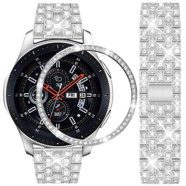 商品名:  DEALELE Bands Compatible with Samsung Galaxy Watch 46mm / Gear S3 Frontier/Classic, 22mm Bling Rhinestone Diamond ...