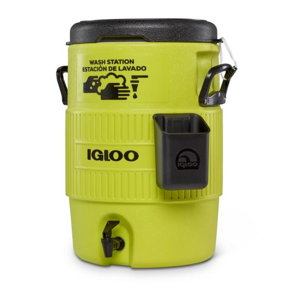 商品名: igloo(イグルー) 手洗い ウォータージャグ SEAT TOP WASH STATION 10 GALLON 約37.8L(手洗い約80回分) ハンドソープディスペンサー付き 飲料用にも アウトドア キャンプ レジャー 603...