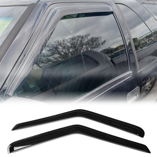 商品名:  FREEMOTOR802〓 Tape-on Side Window Visors Wind Deflectors Rain Guards Vent Visors, Compatible with 1995-2005 Chevro...