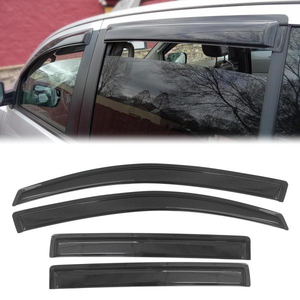 商品名:  FREEMOTOR802〓 Tape-on Side Window Visors Wind Deflectors Rain Guards Vent Visors, Compatible with 2004-2016 Nissan...
