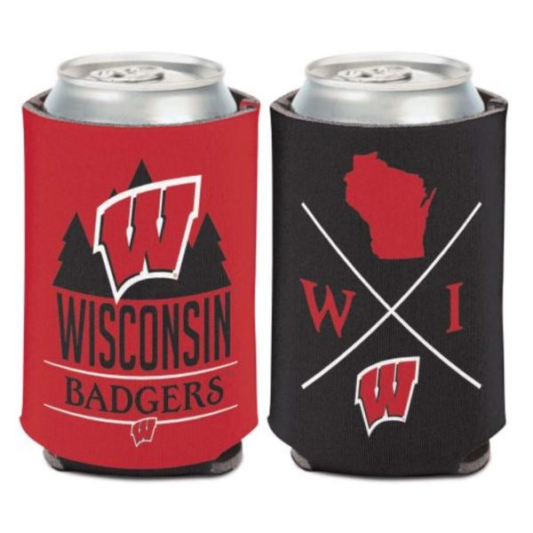 商品名: WinCraft NCAA ウィスコンシン大学バッジャーズ 1パック 折りたたみ式缶クーラー WinCraft NCAA University Wisconsin Badgers 1-Pack Folding Can Cooler...