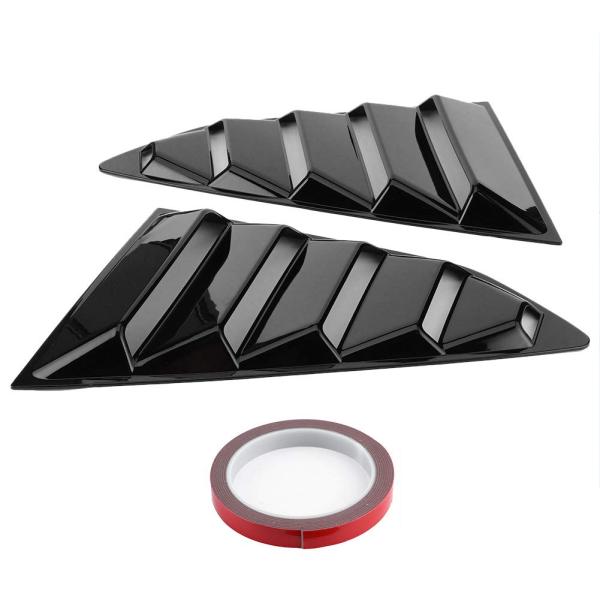 商品名:  KIMISS Glossy Black Car Window Louvers Side Air Vent Cover Trim Air Vent Scoop Shades Cover Fit for 2016-2020ブランド:...