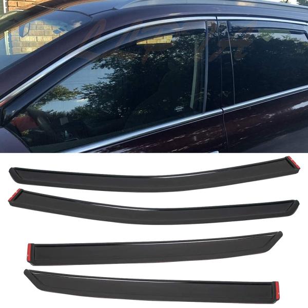 商品名:  LLPTA 4pcs Compatible with 16-22 RX350/RX450h in Channel Mount Front+Rear Smoke Tint Sun/Rain Guard Tape-On Vent W...