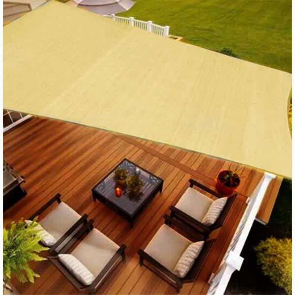 商品名:  HYTHWE Sun Shade Sails Canopy Awning 8'X12' HDPE Rectangle 95% UV Block Cover for Outdoor Patio Garden Backyardブラン...