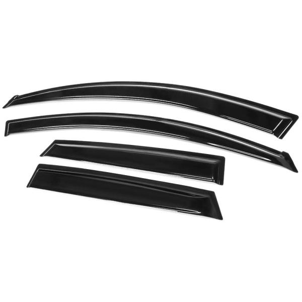 商品名:  FREEMOTOR802〓 Tape-on Side Window Visors Wind Deflectors Rain Guards Vent Visors, Compatible with 2010-2013 Mazda ...