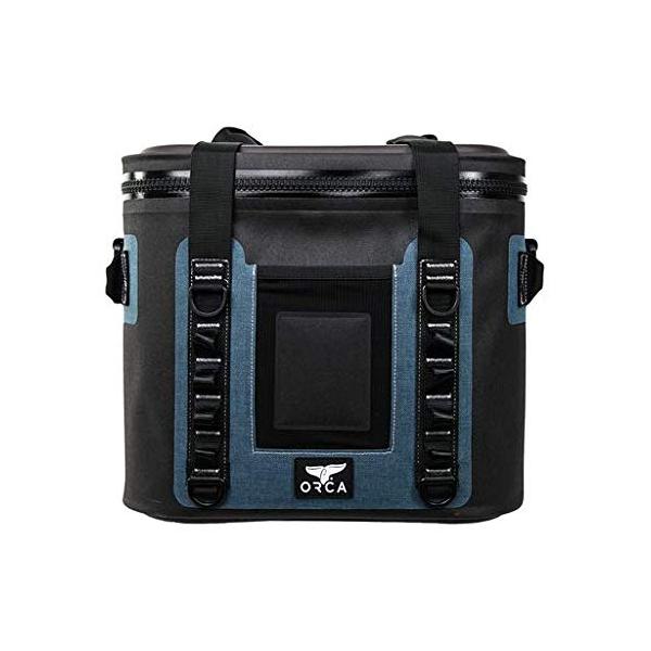 商品名: ORCA Walker ソフトクーラーバッグ 20缶 断熱バッグ ショルダーストラップと予備ポケット付き 20缶のソーダを保持 一日中冷たい飲み物を保つ ビーチ 公園 ハイキング ピクニックに最適 スレートブルー ORCA Wal...